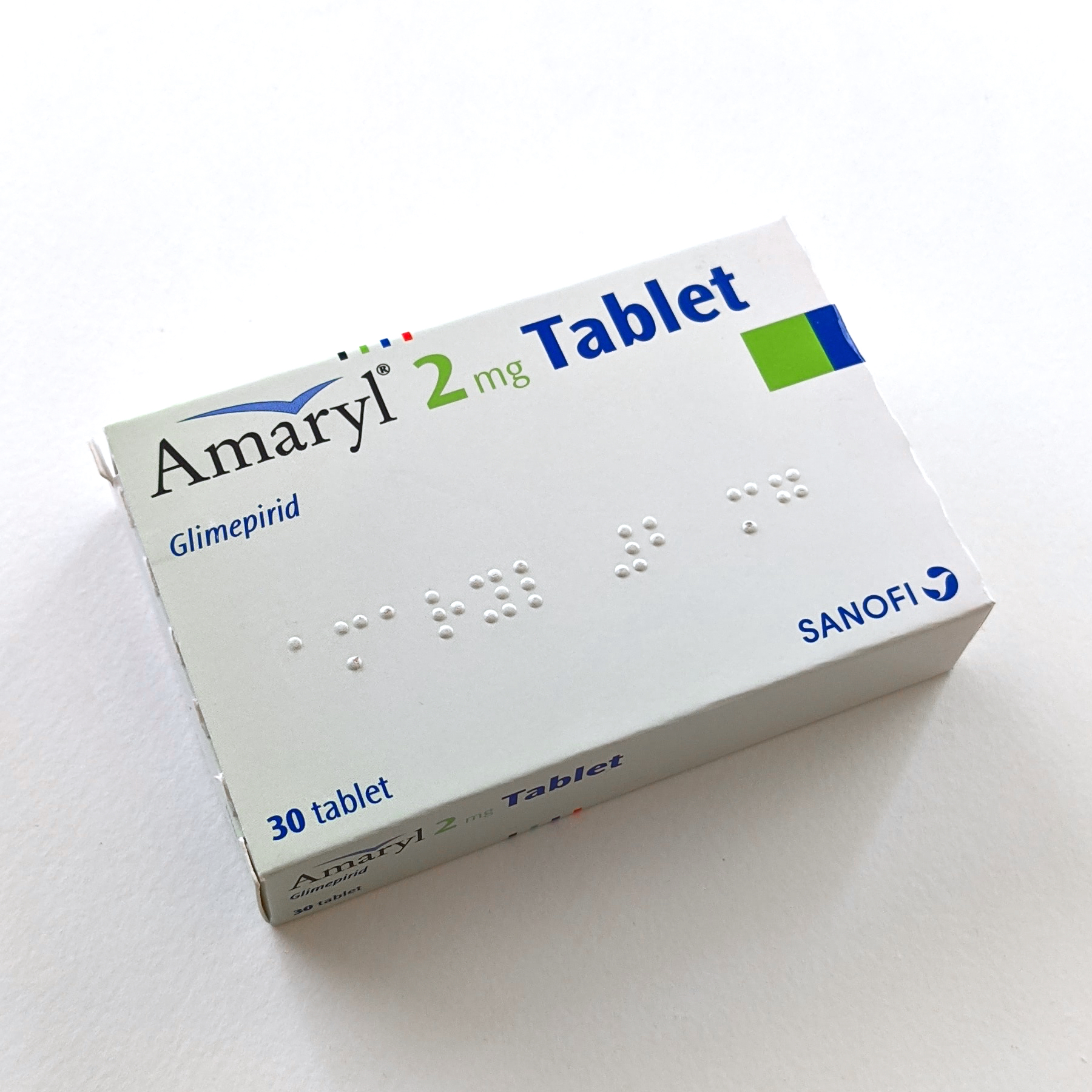 Imported Sanofi's Amaryl 2mg (Glimepiride) for sale in Pakistan